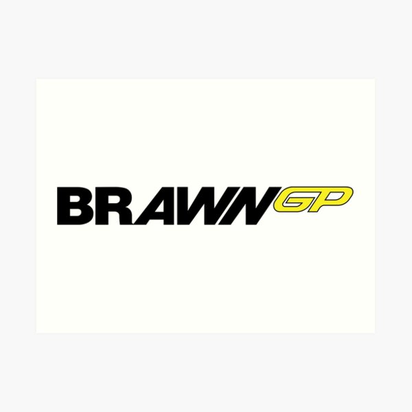 "Brawn GP Logo" Art Print for Sale by jazz3602 | Redbubble