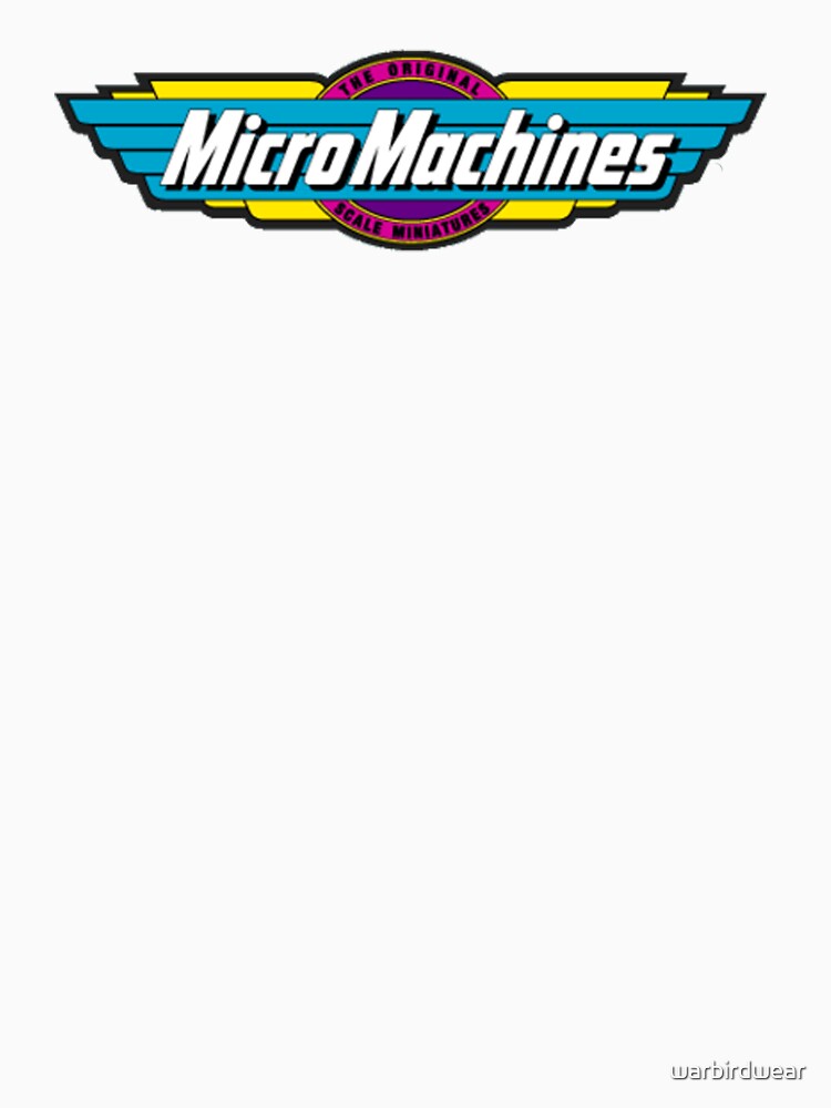 "Micro Machines Logo" T-shirt for Sale by warbirdwear | Redbubble ...