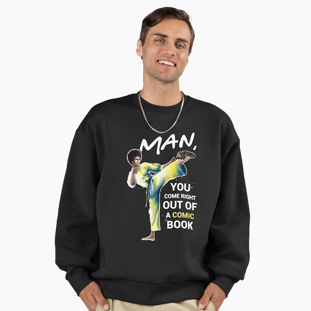 "Jim Kelly Kick" Sticker for Sale by ILYO-art | Redbubble