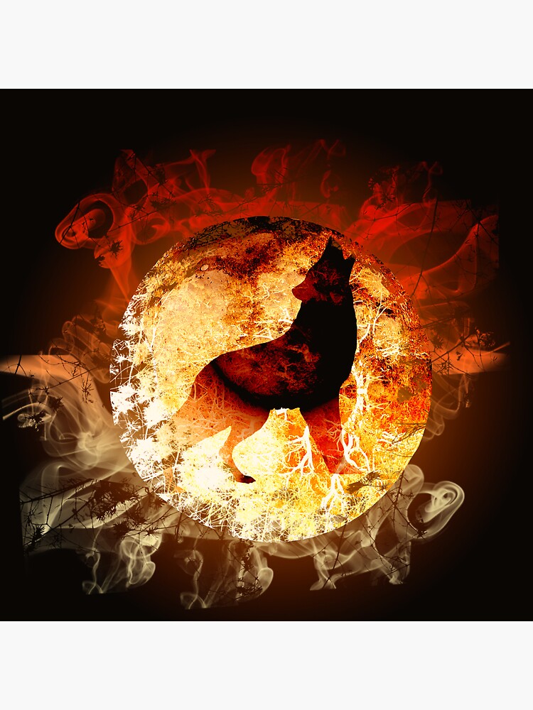 "wolf stickers" Sticker by FaveStickers | Redbubble