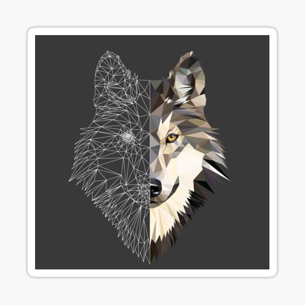 "wolf stickers" Sticker for Sale by FaveStickers | Redbubble