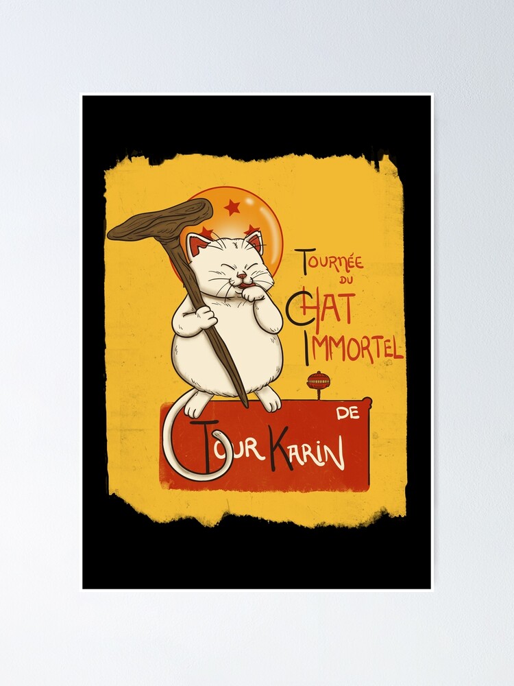 "Tour Du Chat Immortel" Poster by xiaobaosg | Redbubble
