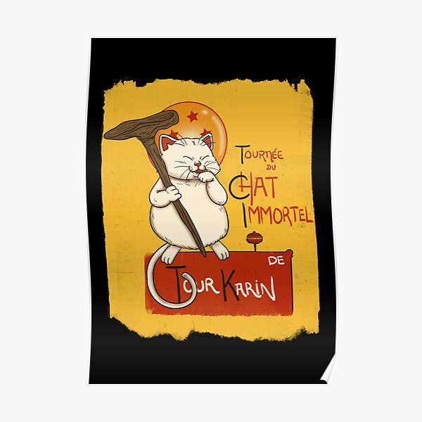 "Tour Du Chat Immortel" Poster by xiaobaosg | Redbubble