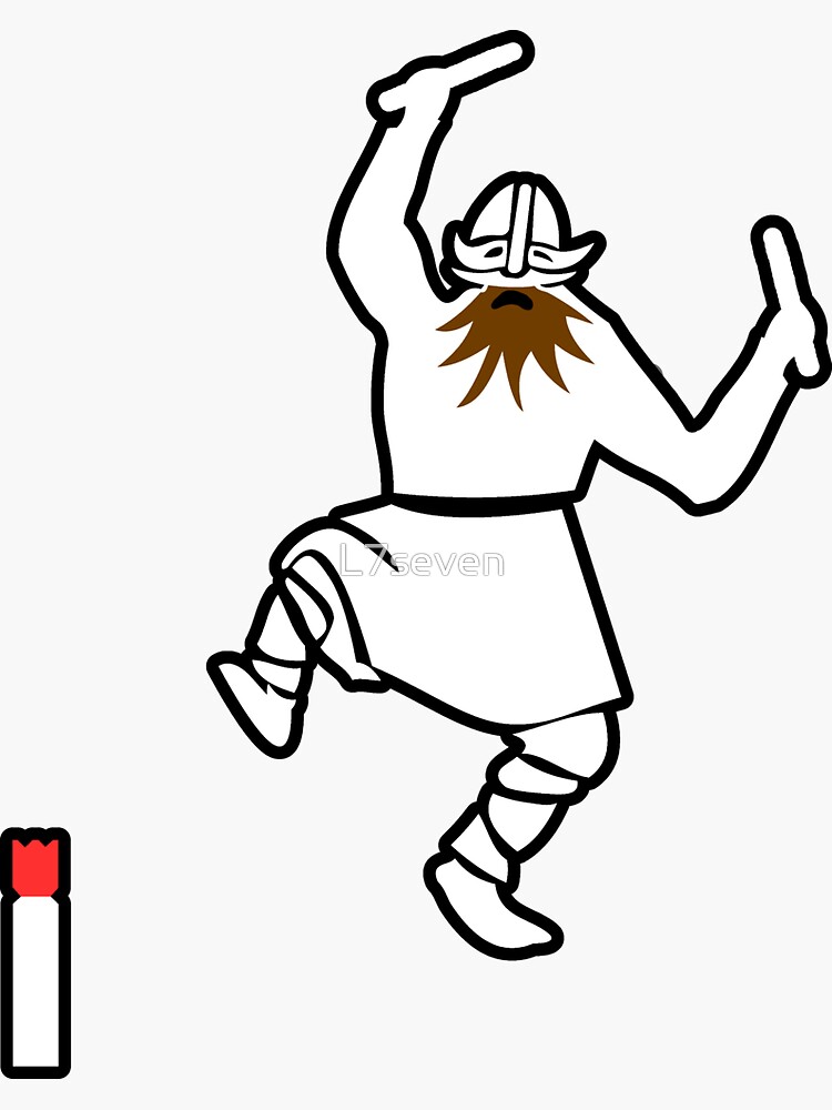 "Chess Vikings - Kubb players and Viking chess" Sticker by L7seven ...