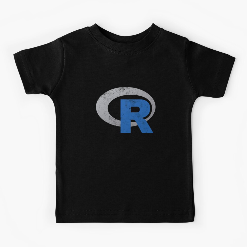 "R logo programming Vintage Distressed design" Kids T-Shirt for Sale by ...