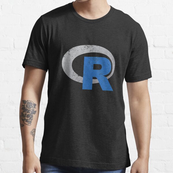 "R logo programming Vintage Distressed design" T-shirt for Sale by ...