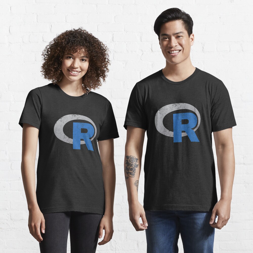 "R logo programming Vintage Distressed design" T-shirt for Sale by ...