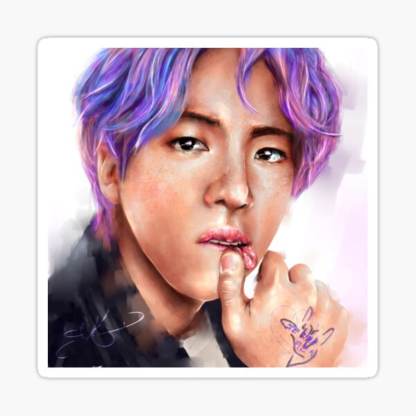 "Jin" Sticker for Sale by Niji-Ninjart | Redbubble