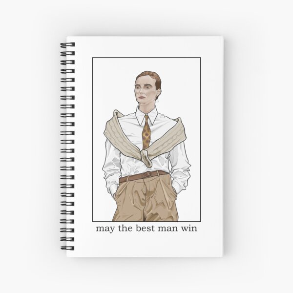 "May The Best Man Win" Spiral Notebook for Sale by LauraHelsbyArt ...