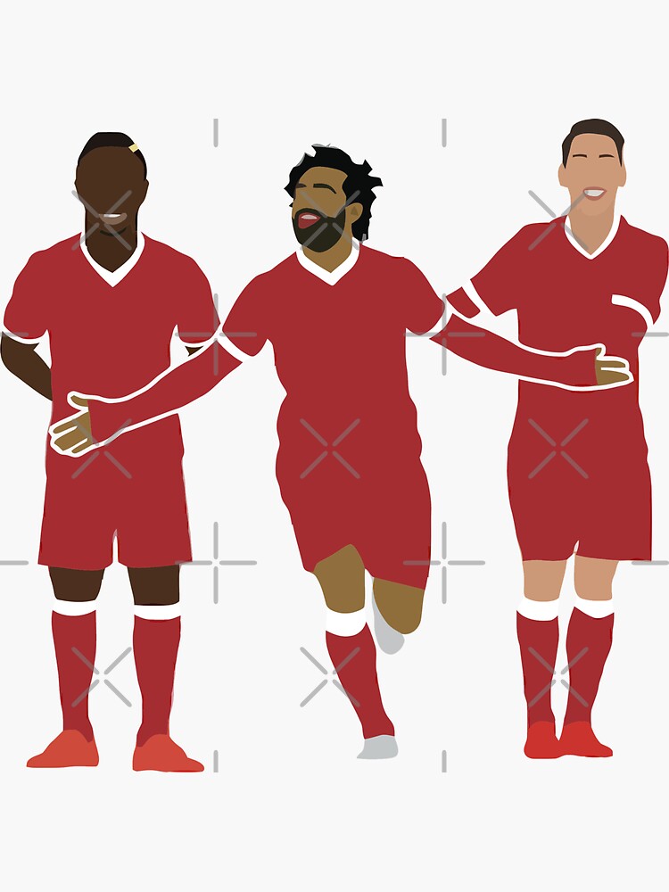 "The Liverpool FC Trio" Sticker for Sale by russell7lee | Redbubble