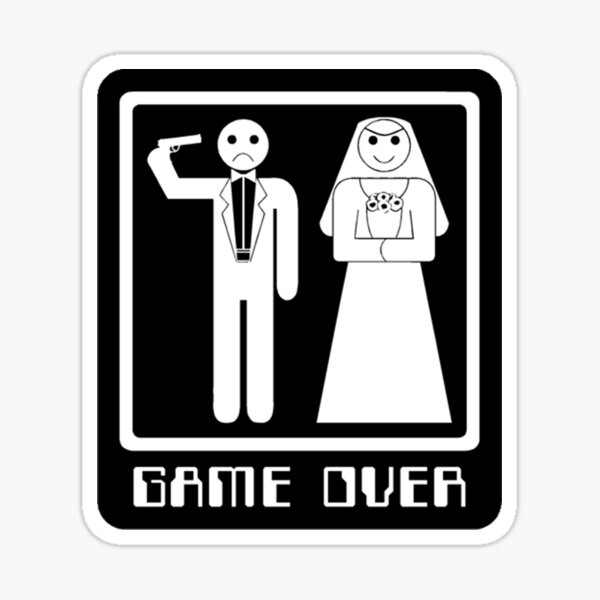 "Funny Wedding" Sticker for Sale by rott515 | Redbubble