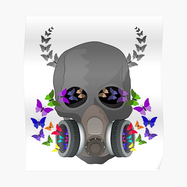 "Life cycle skull" Poster by gmcreates | Redbubble