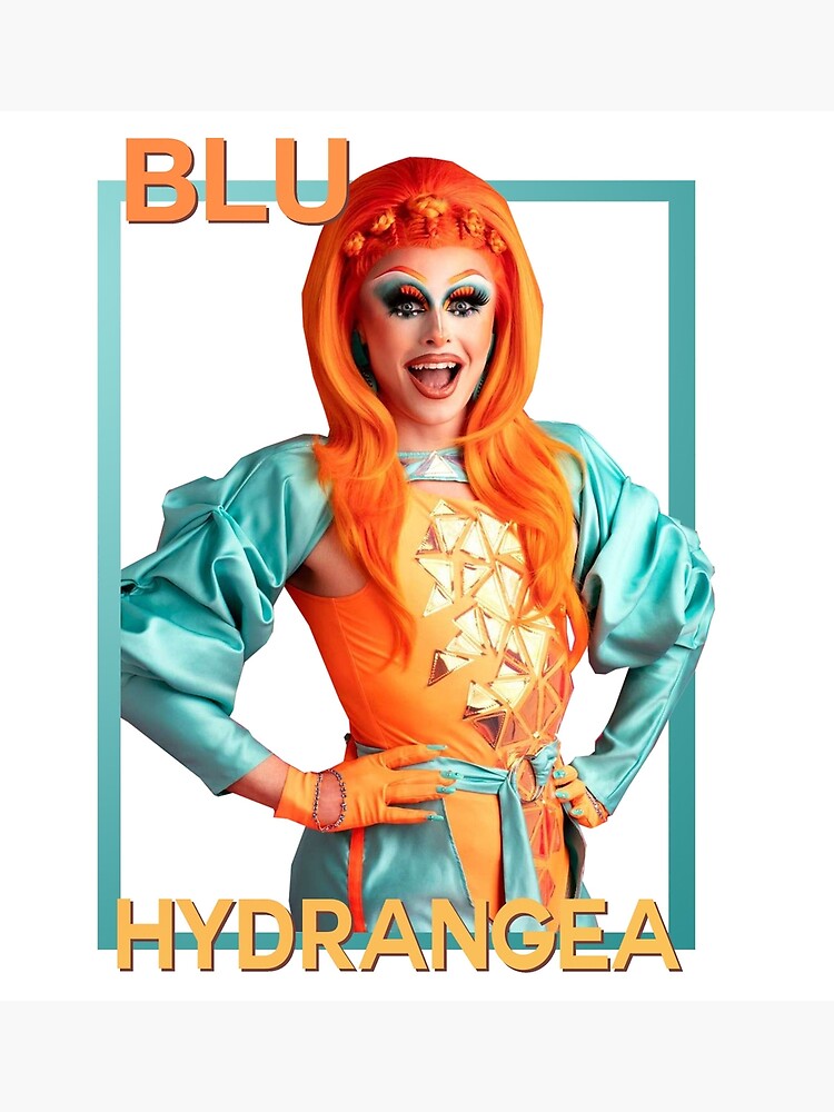 "BLU HYDRANGEA" Poster for Sale by shantaysashay | Redbubble