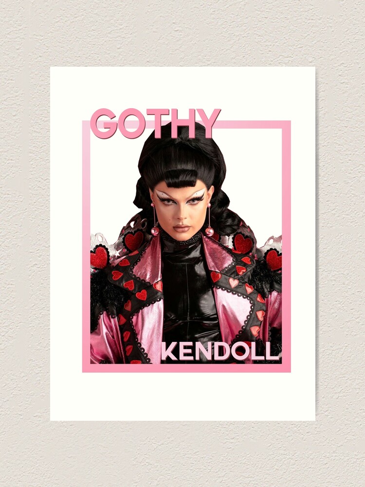 "GOTHY KENDOLL" Art Print for Sale by shantaysashay | Redbubble