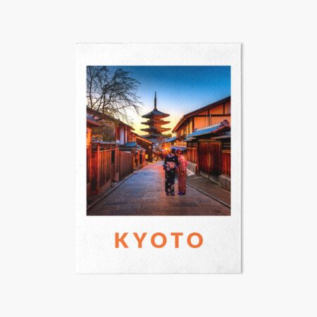 "Kyoto Oil Painting" Art Board Print by gegdesign | Redbubble