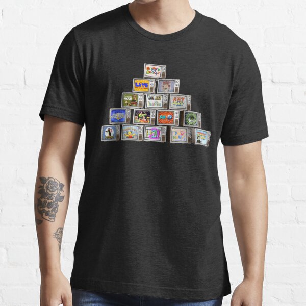 "90s Kids TV Nostalgia Stack" T-shirt for Sale by Retro90sKids ...