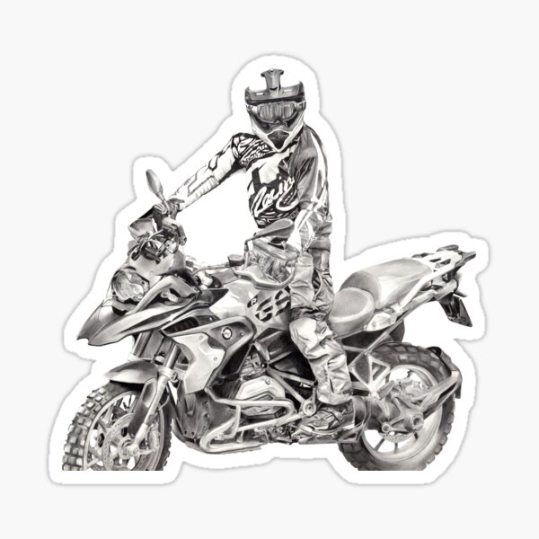Bmw R1200gs Stickers | Redbubble
