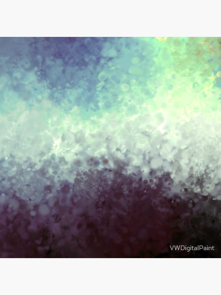 "Misty texture" Sticker by VWDigitalPaint | Redbubble