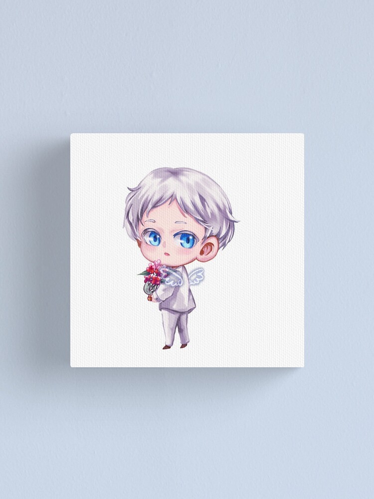 Impression sur toile « Norman TPN Chibi », par Ricoalatte | Redbubble
