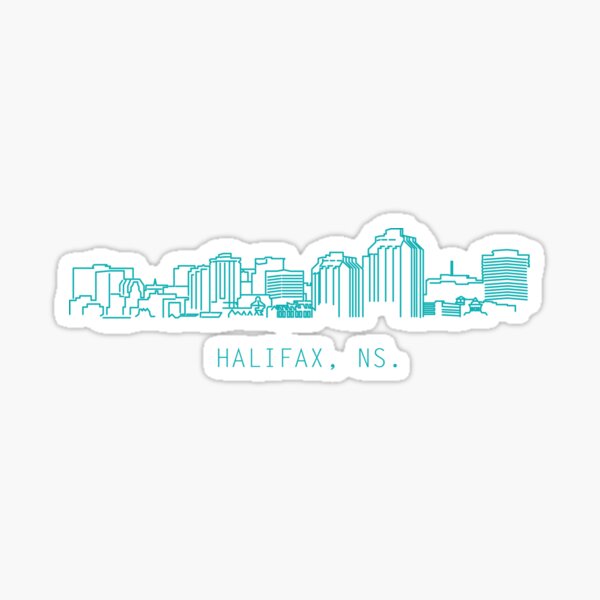 "Halifax skyline line art" Sticker for Sale by scotmccormack | Redbubble