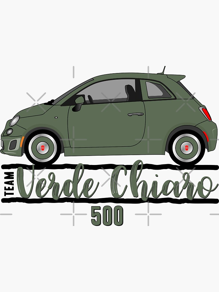 "Team Verde Chiaro 500" Sticker for Sale by Wildharegrafix | Redbubble