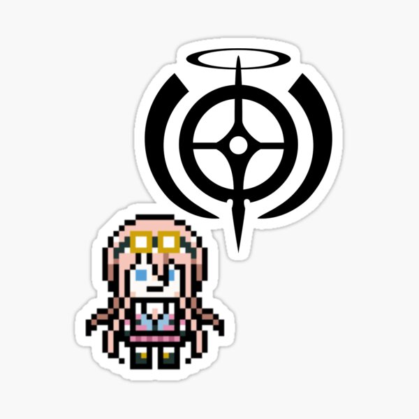 Pegatina «Miu Iruma Símbolo» de Starsketches | Redbubble