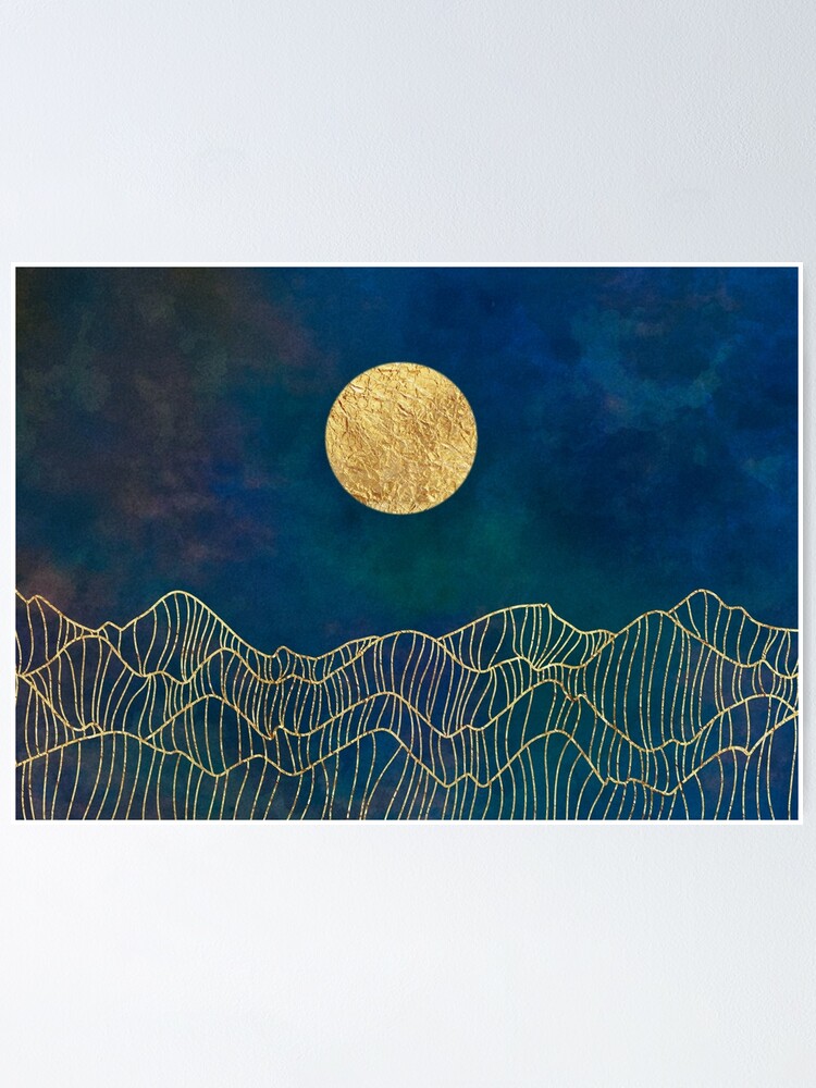 "golden glow" Poster by ausketches | Redbubble