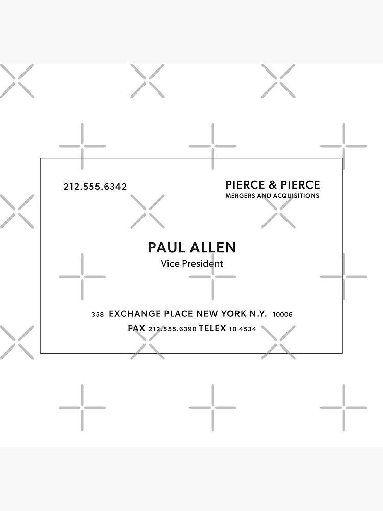 "Paul Allen Business Card" Coasters (Set of 4) for Sale by ...