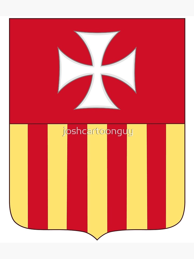 "Coat of Arms of the Mercedarians" Poster by joshcartoonguy | Redbubble