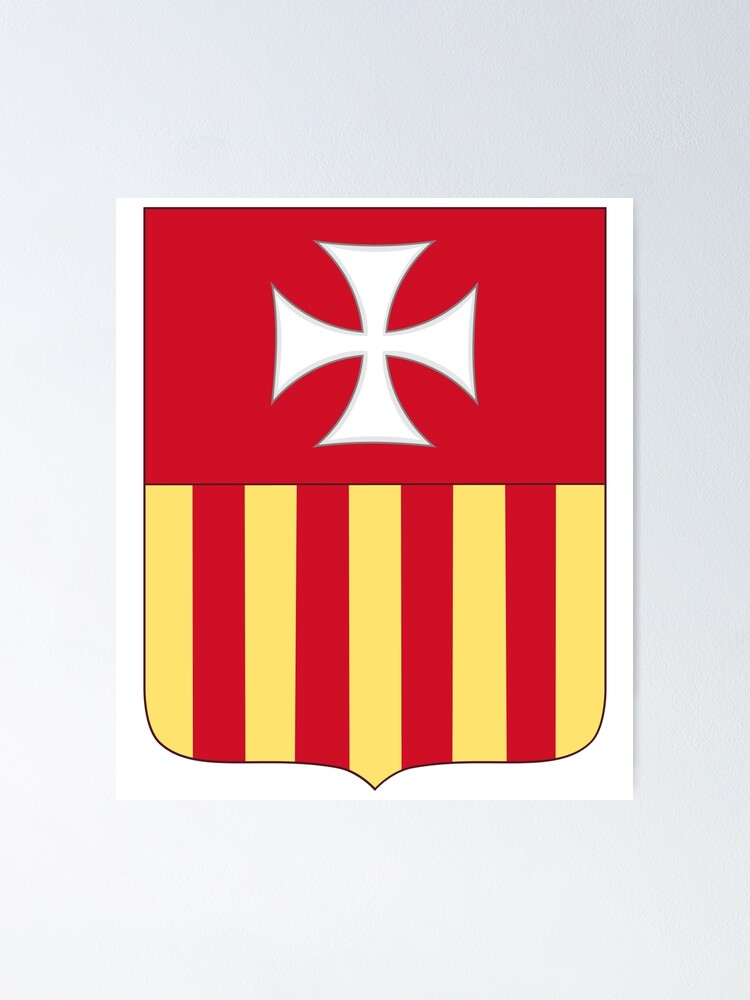 "Coat of Arms of the Mercedarians" Poster by joshcartoonguy | Redbubble