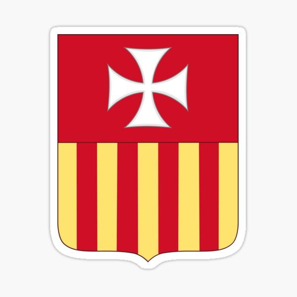 Pegatina «Escudo de armas de los mercedarios» de joshcartoonguy | Redbubble