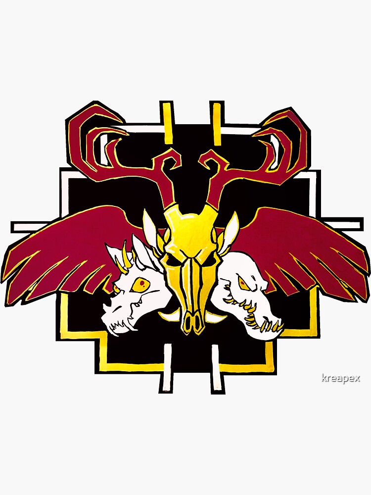 "Cryptids" Sticker by kreapex | Redbubble