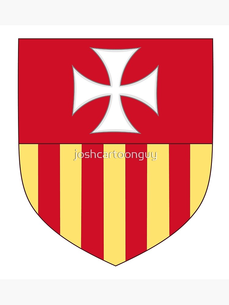 "Shield of the Mercedarians" Canvas Print for Sale by joshcartoonguy ...