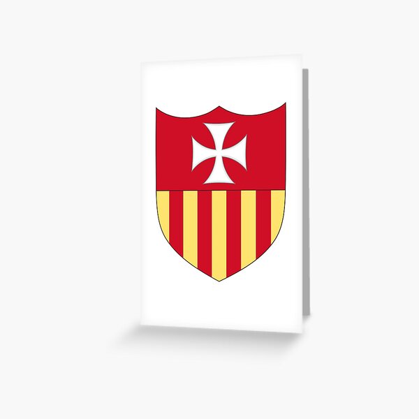 "Shield of the Order of the Blessed Virgin Mary of Mercy" Greeting Card ...