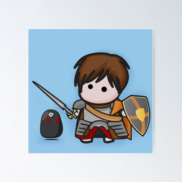 "Warrior Icon - BDO" Poster for Sale by sarah-davies | Redbubble