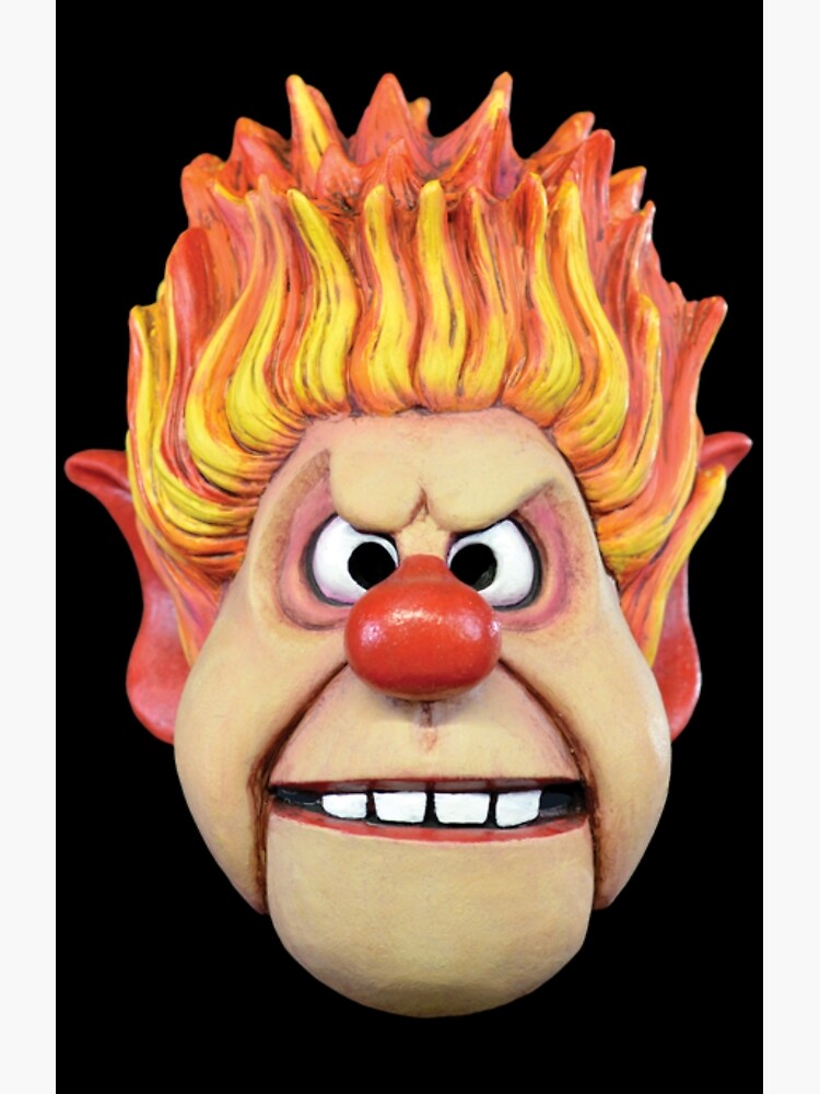 "Heat Miser Head" Poster for Sale by Slinky-Reebs | Redbubble