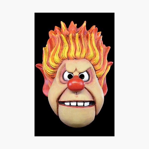 "Heat Miser Head" Photographic Print for Sale by Slinky-Reebs | Redbubble
