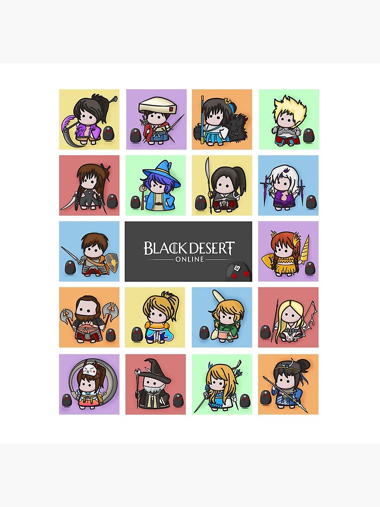 "BDO Icons - All Classes" Throw Pillow for Sale by sarah-davies | Redbubble