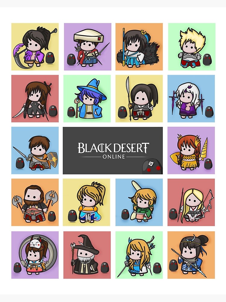 "BDO Icons - All Classes" Art Board Print for Sale by sarah-davies ...