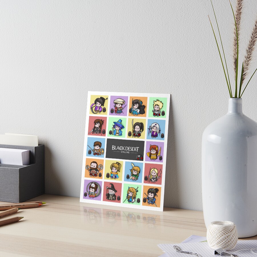 "BDO Icons - All Classes" Art Board Print for Sale by sarah-davies ...