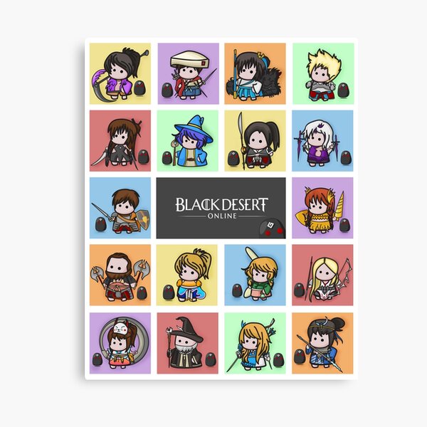"BDO Icons - All Classes" Canvas Print for Sale by sarah-davies | Redbubble