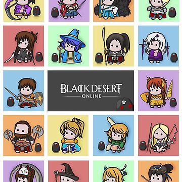 "BDO Icons - All Classes" Art Board Print for Sale by sarah-davies ...