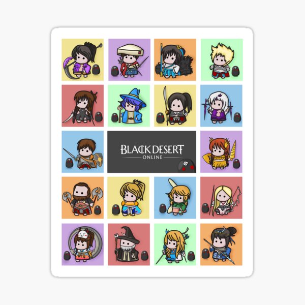 "BDO Icons - All Classes" Sticker for Sale by sarah-davies | Redbubble
