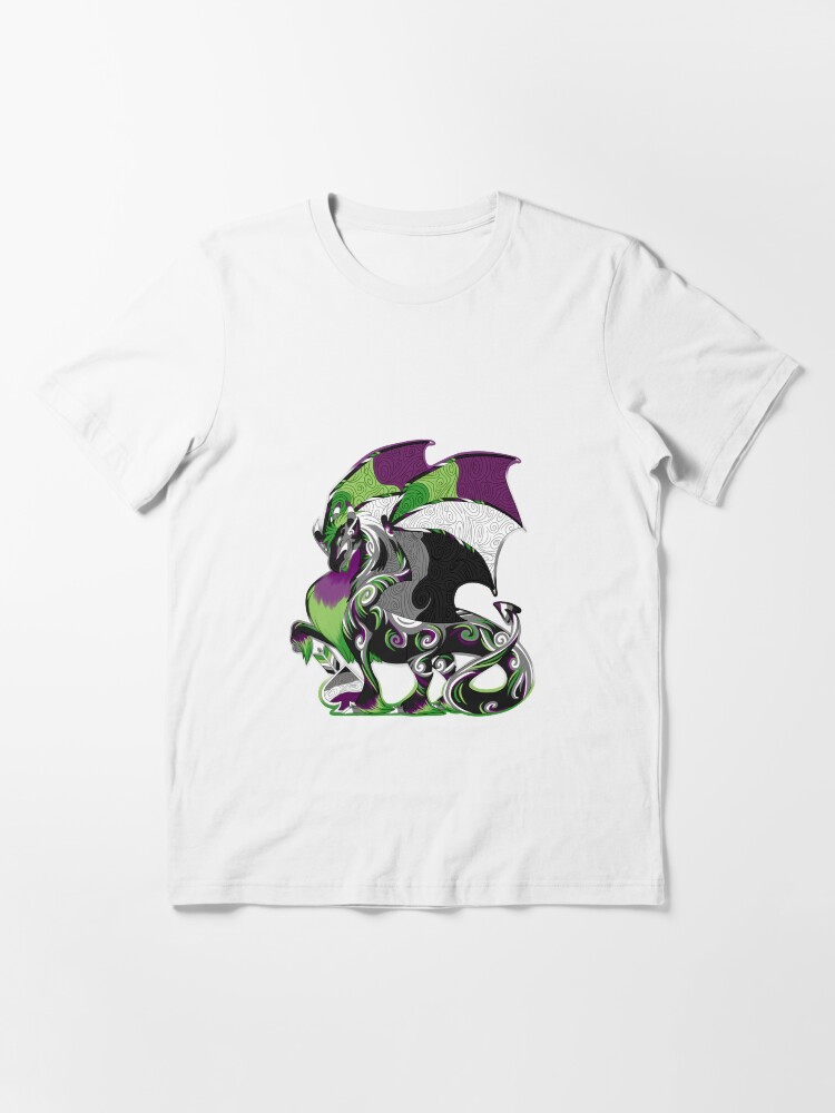 "Aro Ace Pride Dragon" T-shirt for Sale by Markaleb | Redbubble | aro t ...