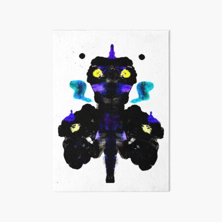 "Night Dragon Trio Ink Blot" Art Board Print by MentalImageArts | Redbubble
