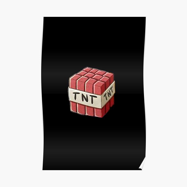 Tnt Minecraft Wall Art | Redbubble