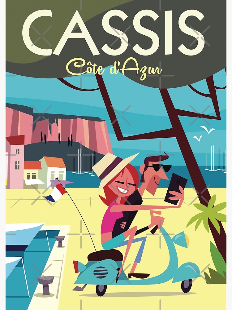 "Cassis poster" Canvas Print for Sale by GAGodel | Redbubble