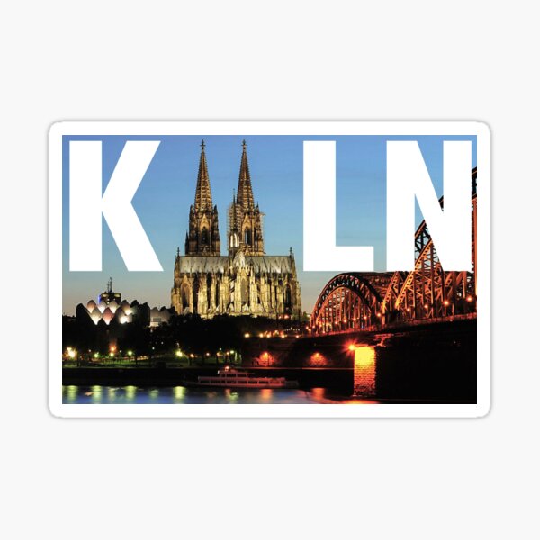 "Cologne" Sticker for Sale by PixiPic | Redbubble