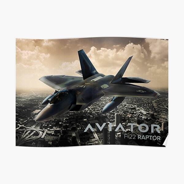 "F-22 Raptor Fighter Jet" Poster by rott515 | Redbubble
