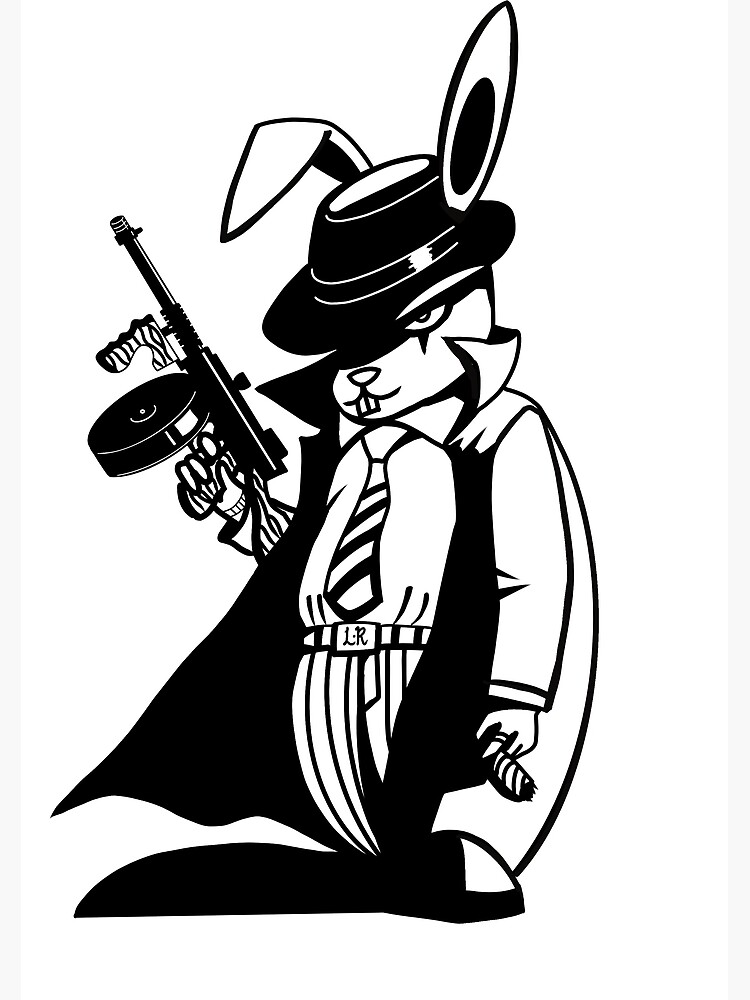 "Mafia Rabbit" Poster for Sale by Perentie | Redbubble